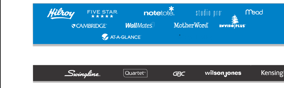 Hilroy Catalogues ACCO Brands Partner Landing page 2019